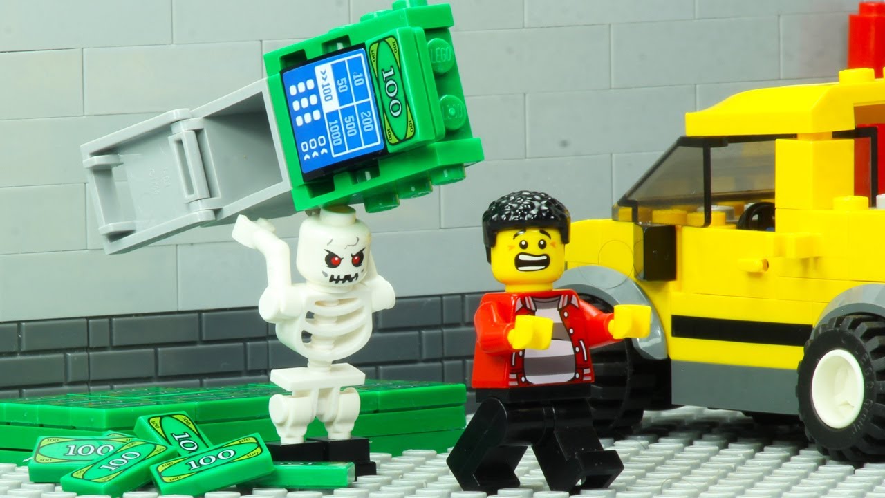 Lego City Skeleton ATM Robbery - YouTube