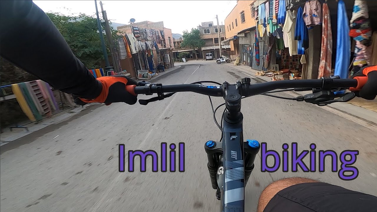 Imlil bike tour جولة وسط إمليل - YouTube