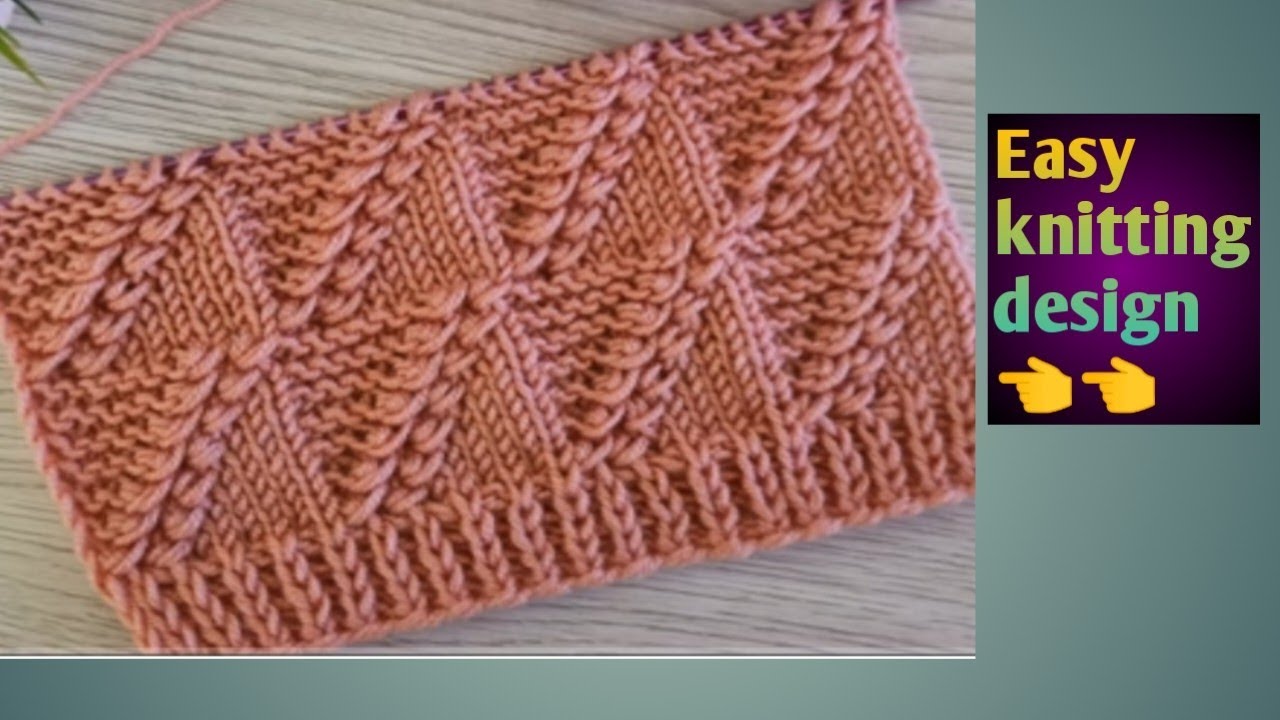 #easy knitting design pattern for any project #knit to easy 🌈🌈🌈🧶🧶🧶🧶🌈🌈🌈🌈 ...