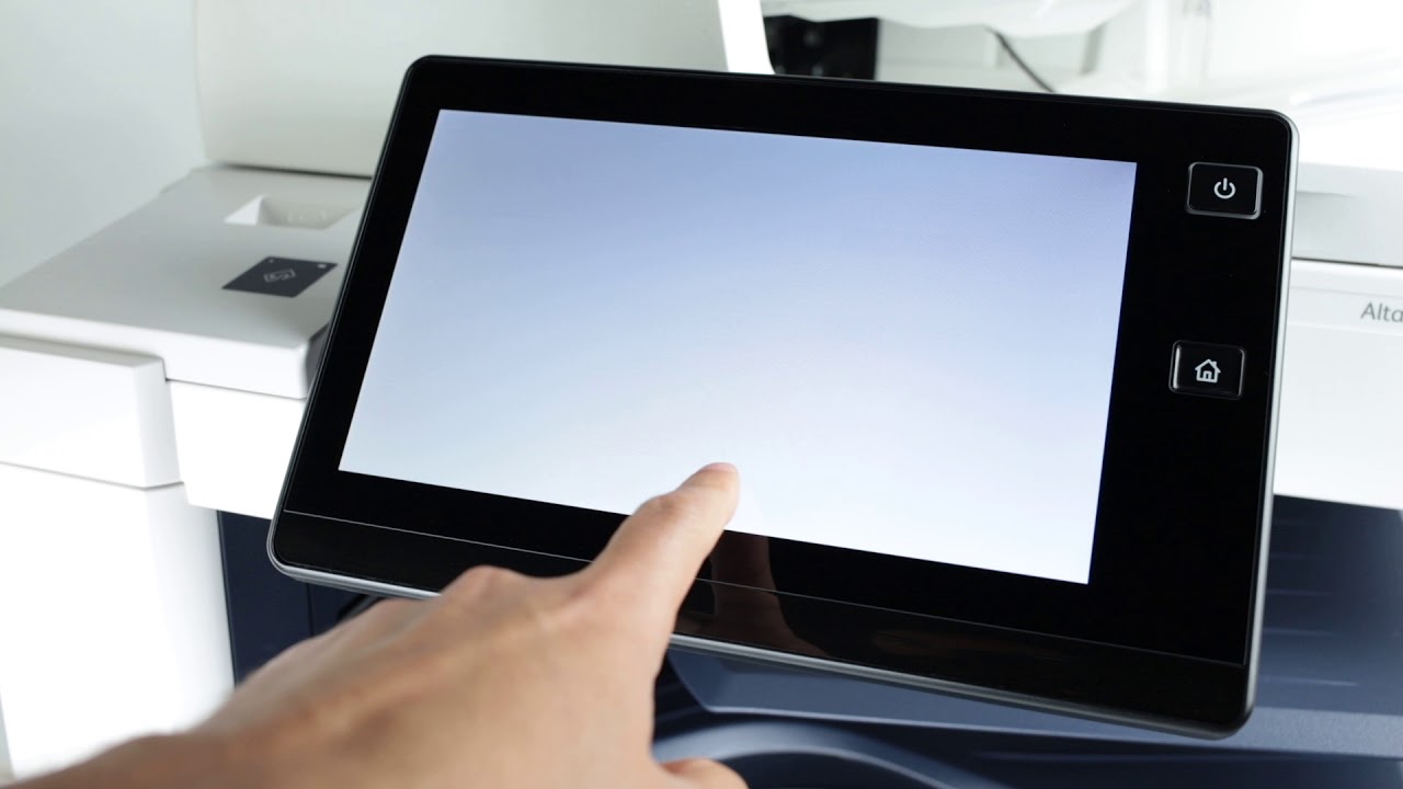 SafeQ on Xerox Altalink Device - YouTube