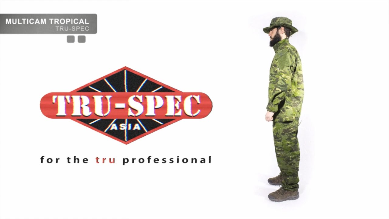 TRU-SPEC Multicam Tropic Uniform - YouTube