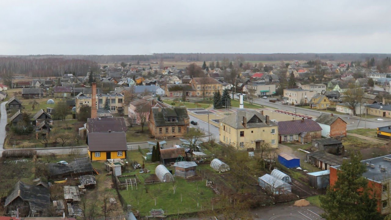 Raguva nuo vandens bokšto/ Panorama of Raguva - YouTube