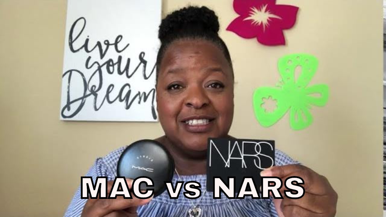 MAC Studio Fix Powder Plus Foundation vs NARS Soft Velvet Pressed ...