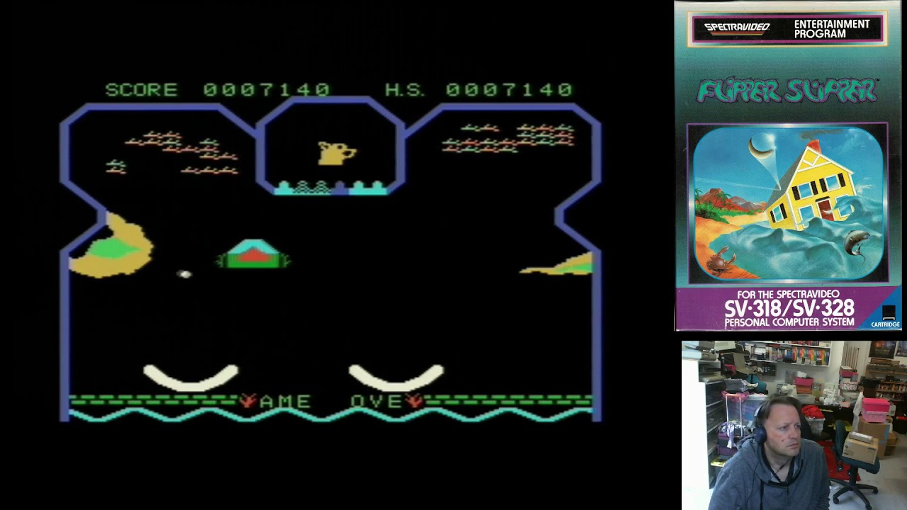 Let's Play - Flipper Slipper (SD-291C) Spectravideo SV 318 328 - YouTube