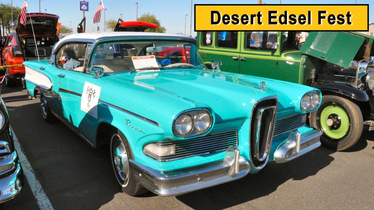 Desert Edsel Fest Car show at Harrah's Ak-Chin Casino - YouTube