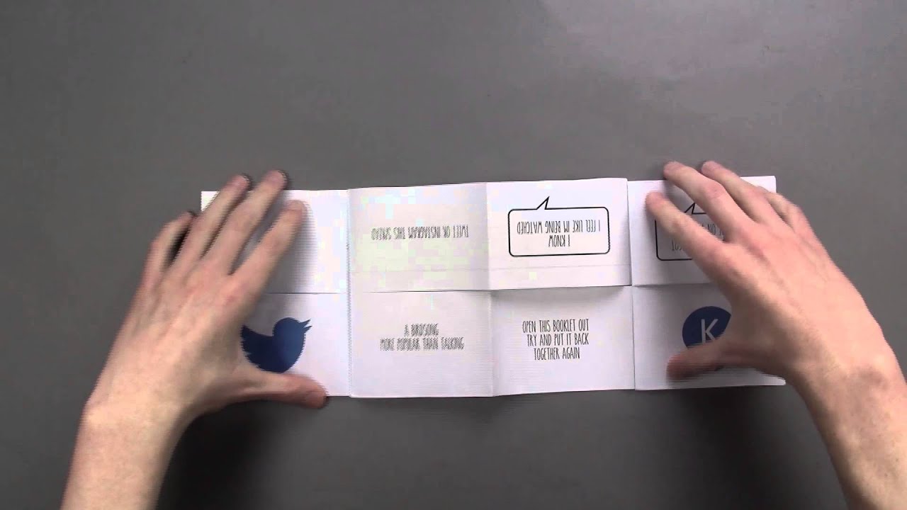How to put a 16 page booklet back together - YouTube