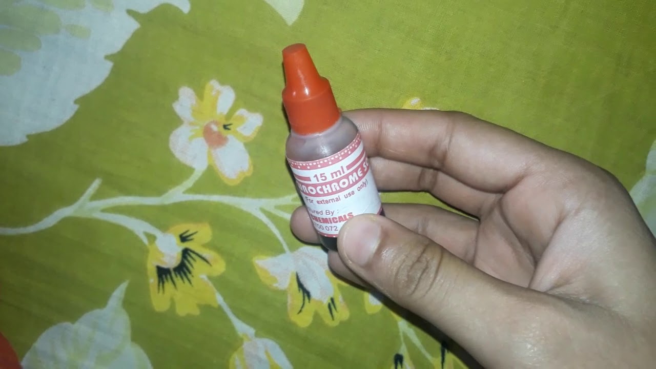 Mercurochrome solution review - YouTube