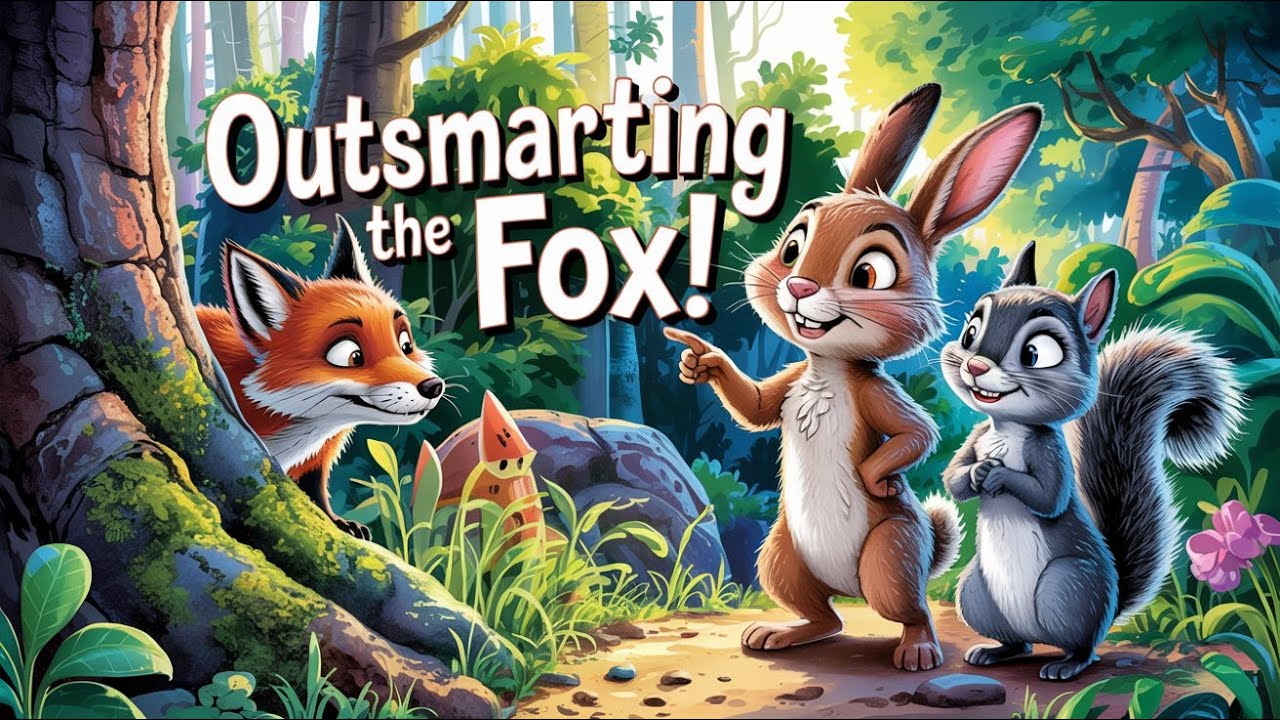 Tricky Fox Outsmarted! 🦊 Clever Rabbit & Squirrel Save the Day | Moral ...