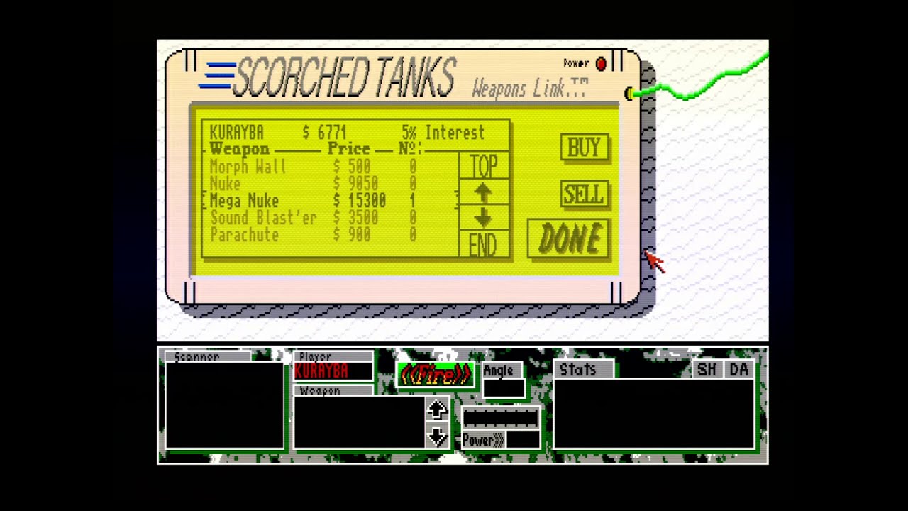 Scorched Tanks early theme song - Amiga, Shareware Version 0.95, NTSC ...