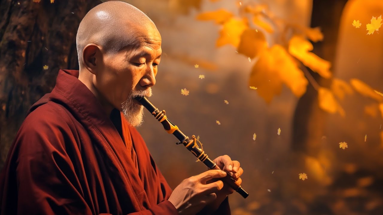 Tibetan flute music, eliminates stress & calms the mind, heals emotions ...