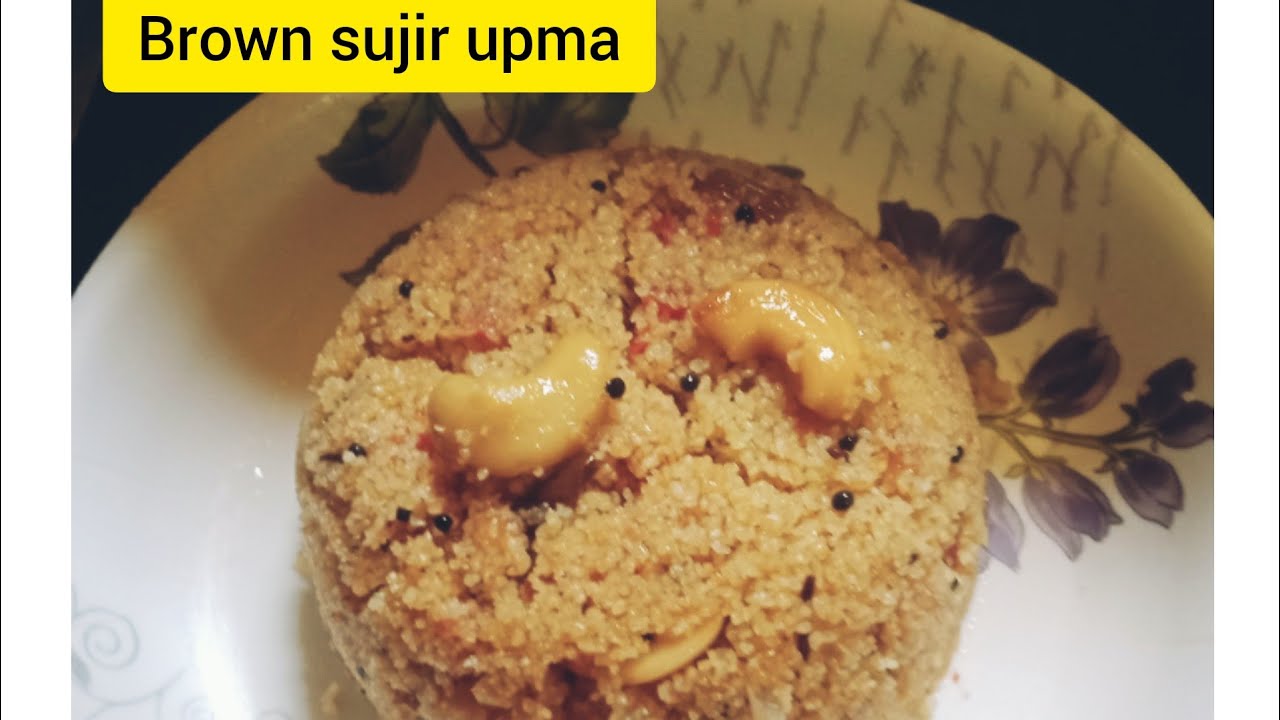 simple brown suji upma recapy,,,upma,,rava upma..khub simple recapy ...
