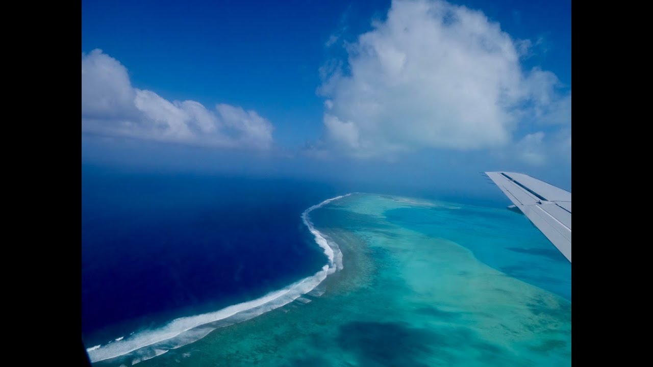 Air Rarotonga Flight (HD) - Aitutaki AIT - Rarotonga Cook Islands ...