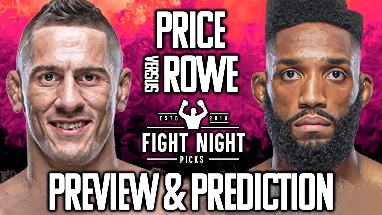 UFC Orlando: Niko Price vs. Phil Rowe Preview & Prediction - YouTube