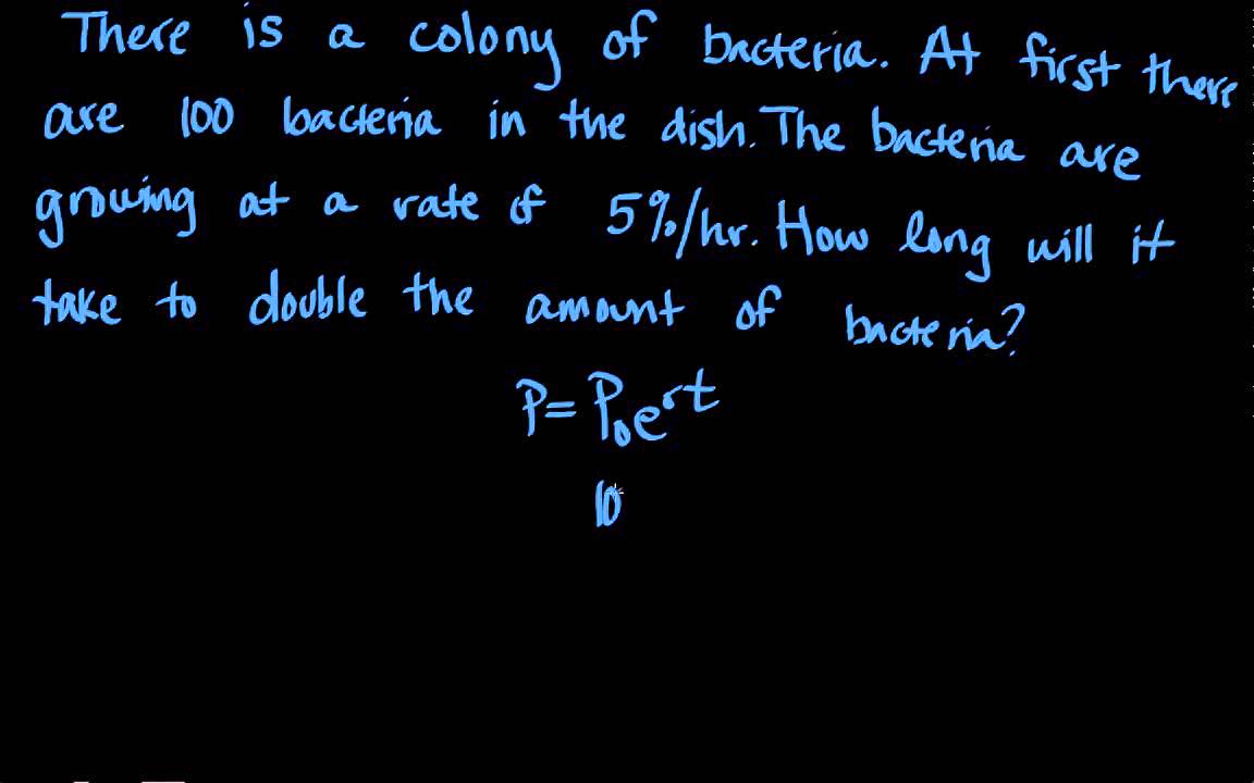 Pert (Continuous Growth Rate) - YouTube