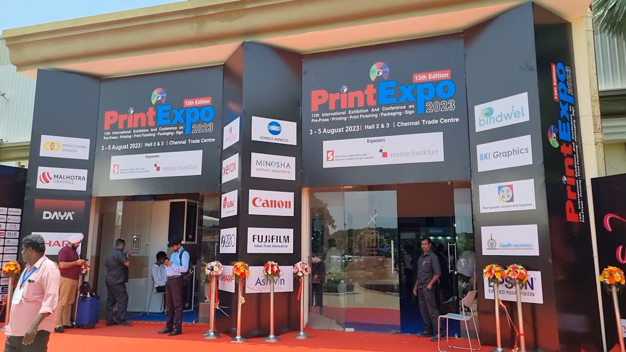 Print Expo 2023 || Chennai Trade Centre || Printing - YouTube