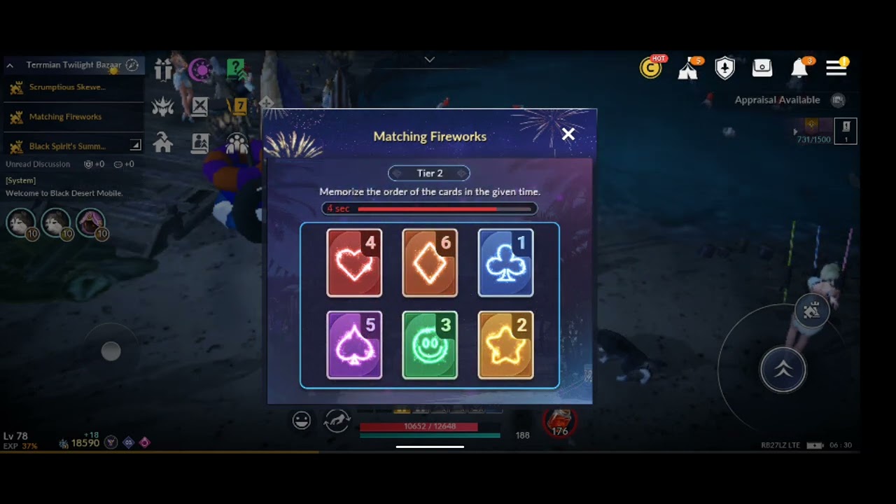 Matching Fireworks, Black Desert Mobile - YouTube