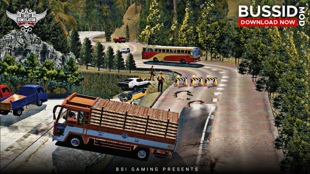 New Amazing map mod for bus simulator Indonesia | bussid New map mod ...