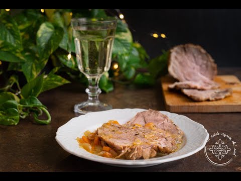 Arrosto di coppa al vino bianco - YouTube