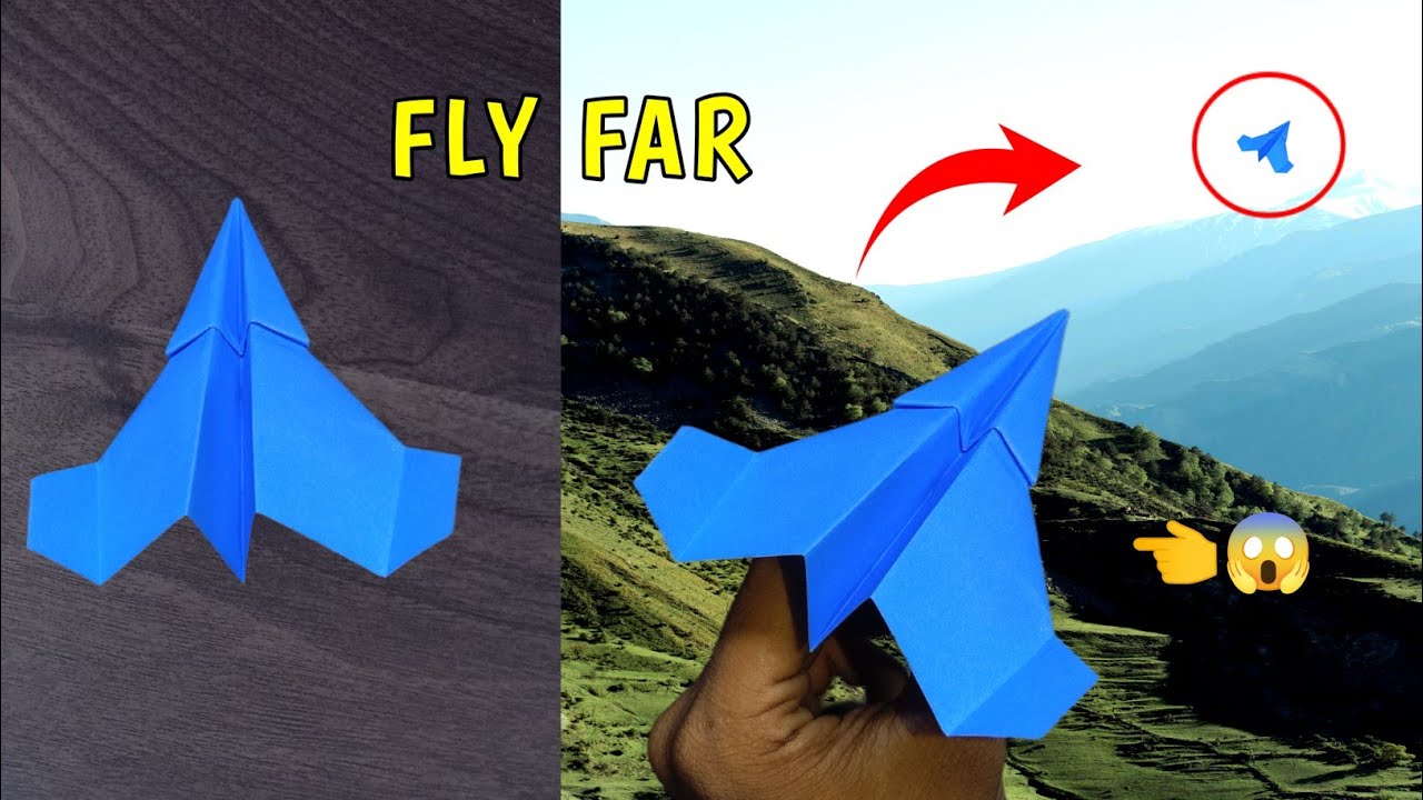 How to make a paper airplane fly fly | Craft Ideas - YouTube