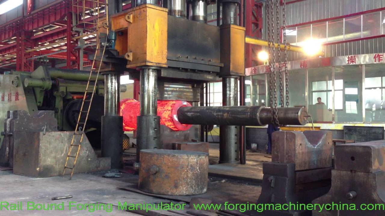 rail bound forging manipulator - YouTube