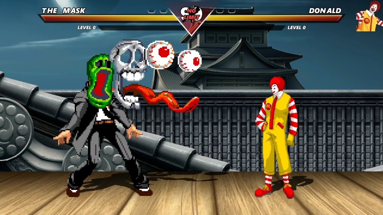 The Mask Vs McDonald - Highest Level Incredible Epic Fight! - YouTube