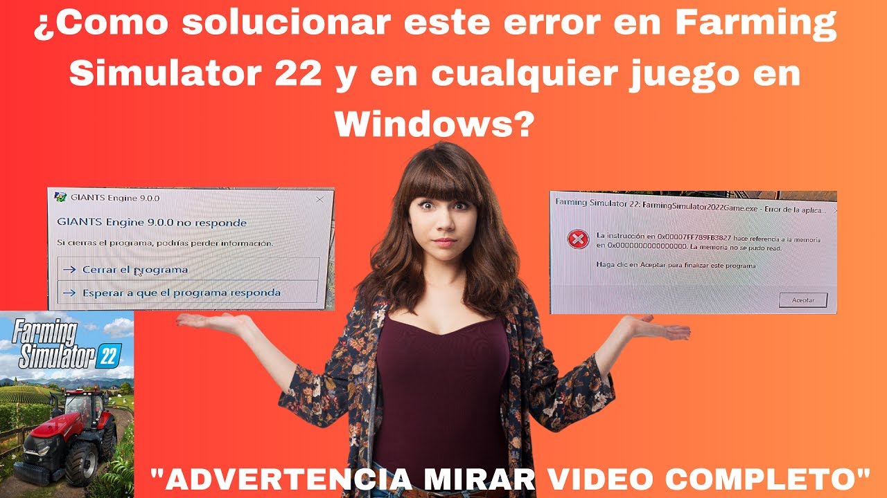 Farming Simulator 22 solución al error GIANTS Engine 9.0.0 y otros ...
