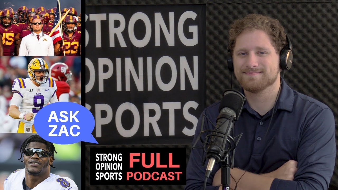 Minnesota Football, LSU/Alabama, Lamar Jackson, CFB Top 5 & Ask Zac ...