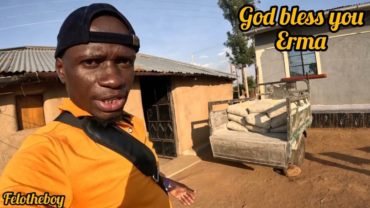 Big surprise !! Finally bags of cement and sand from ERMA in the USA to ...