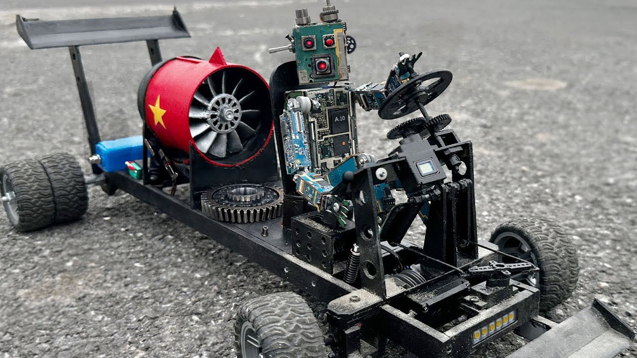 DIY Robot Drives RC Car – Fully Controls Steering, Brake, Throttle, and ...
