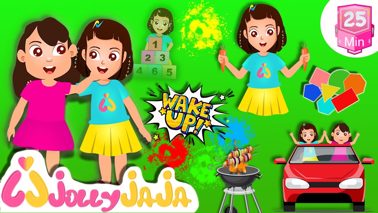 How Many Colors + More I Kids Songs & Nursery Rhymes I Jolly Jaja - YouTube