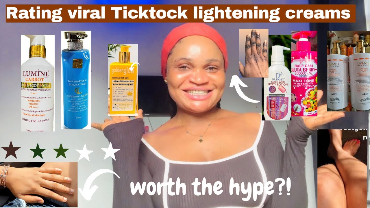 RATING VIRAL LIGHTENING CREAMS TICKTOCK MADE ME BUY Snapchat body ...