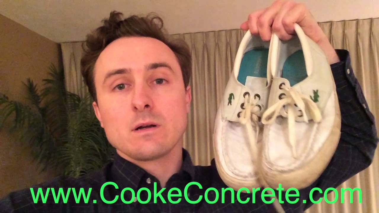 Eating Shoes For A Kickstarter (www.CookeConcrete.com) - YouTube