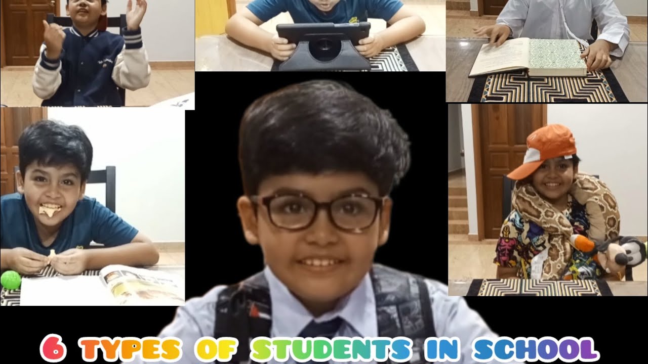6 types of students in school! - YouTube