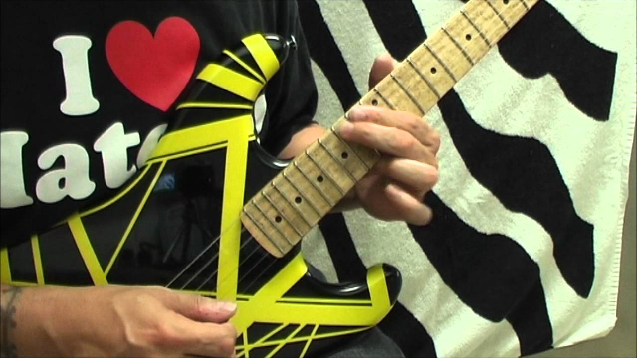 Van Halen Ice Cream Man solo breakdown #2 - YouTube