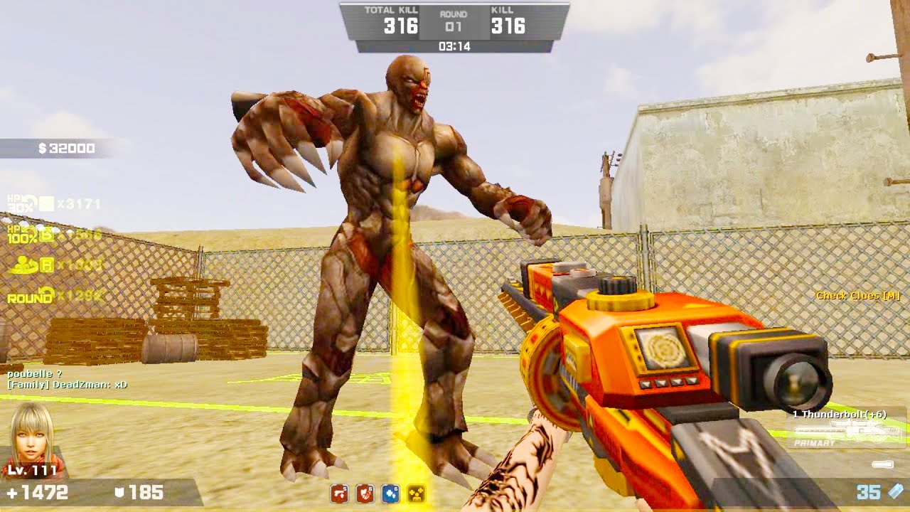 Counter-Strike Nexon: Zombies - Gluttony Zombie Boss Fight gameplay on ...