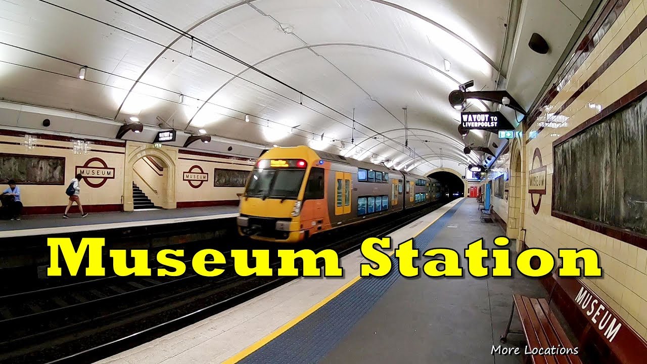 Museum Station - Sydney Australia | Sydney Trains - YouTube