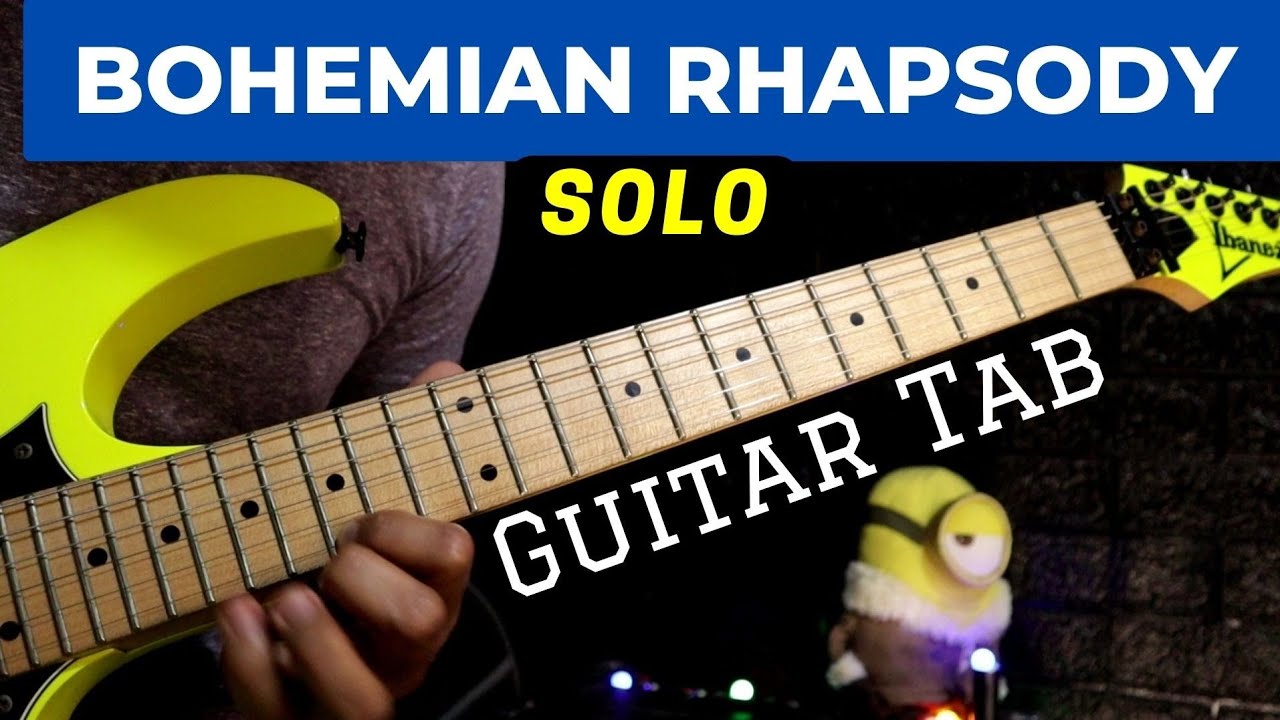 SOLO TAB: "Bohemian Rhapsody" Guitar Solo - Slow & Fast - YouTube
