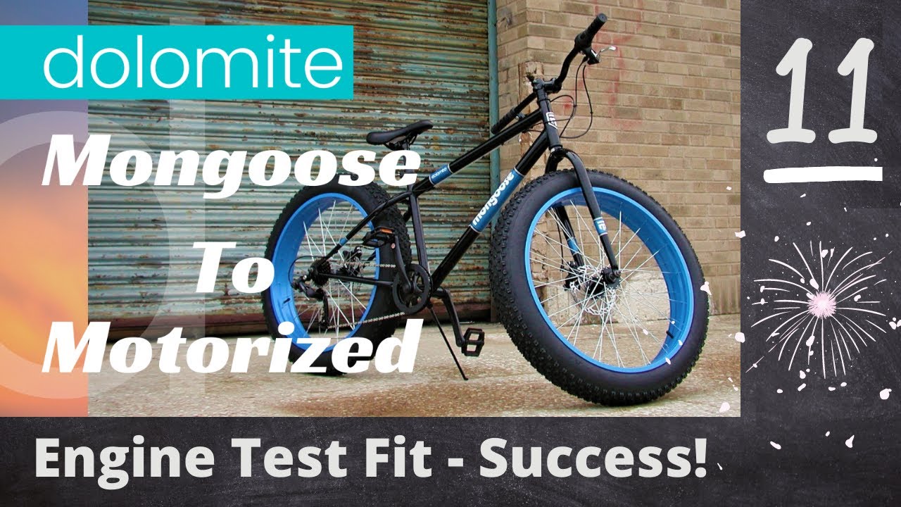 Mongoose To Motorized 11 | Another Update - Engine Test Fit - Success ...