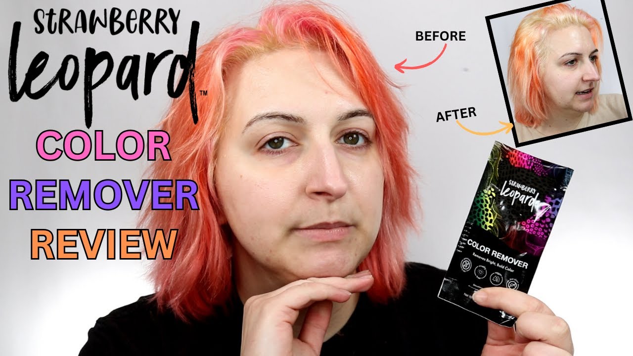 Strawberry Leopard COLOR REMOVER Review | Kirby Rose - YouTube