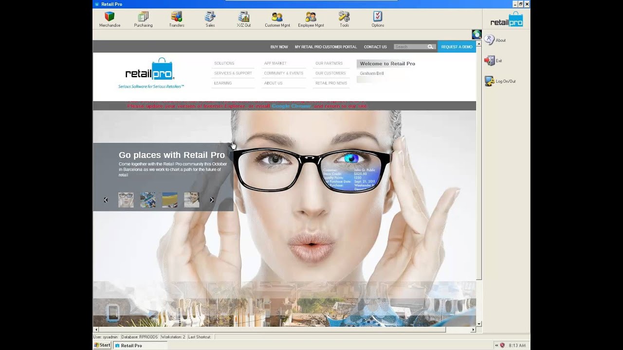 Getting to know Retail Pro 9 - YouTube