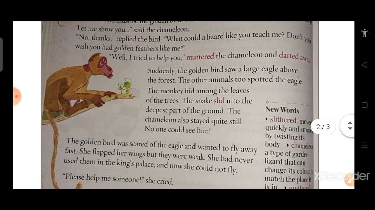 The Golden Bird🦅🐦 (Chapter-5) Class-3 Language For Life(Gulmohar) Book ...