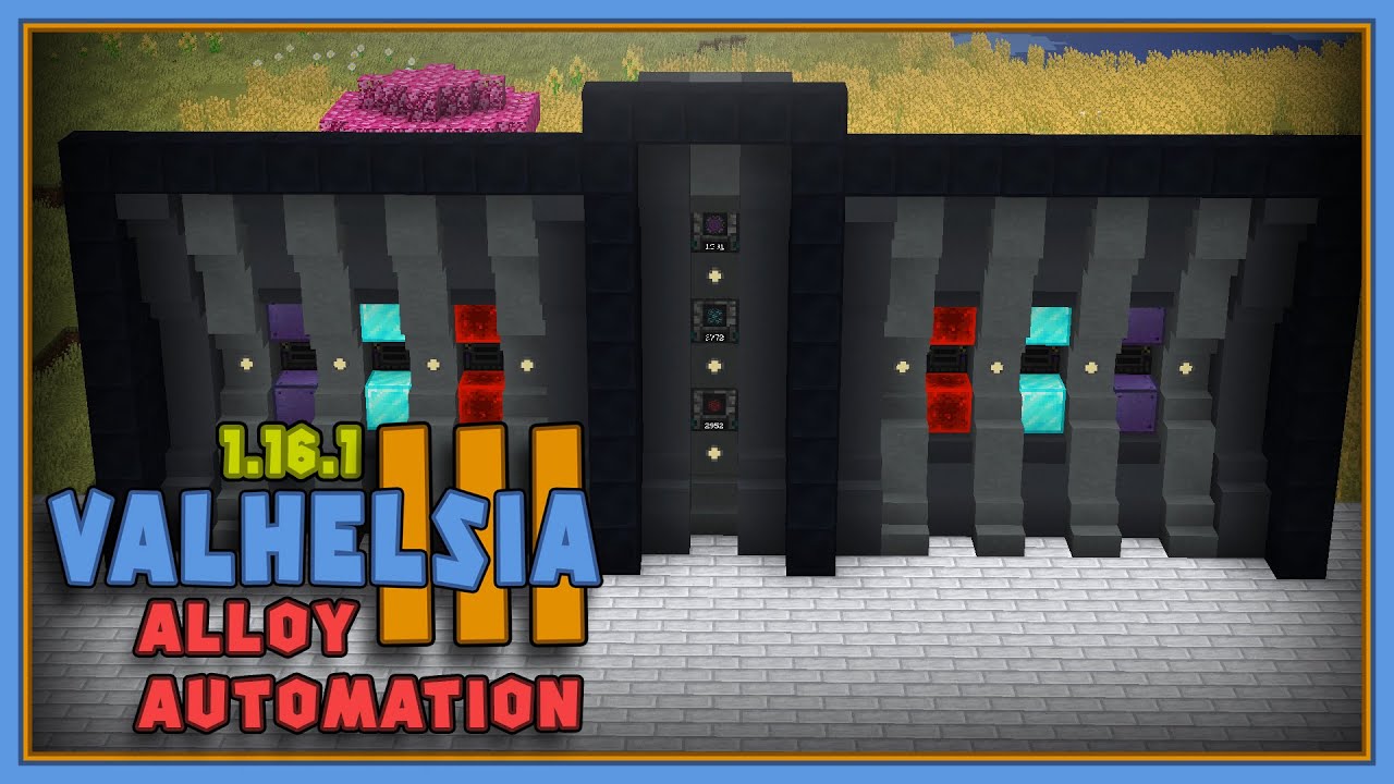 Valhelsia 3 | Mekanism Alloy Automation!! | [EP 32} - YouTube