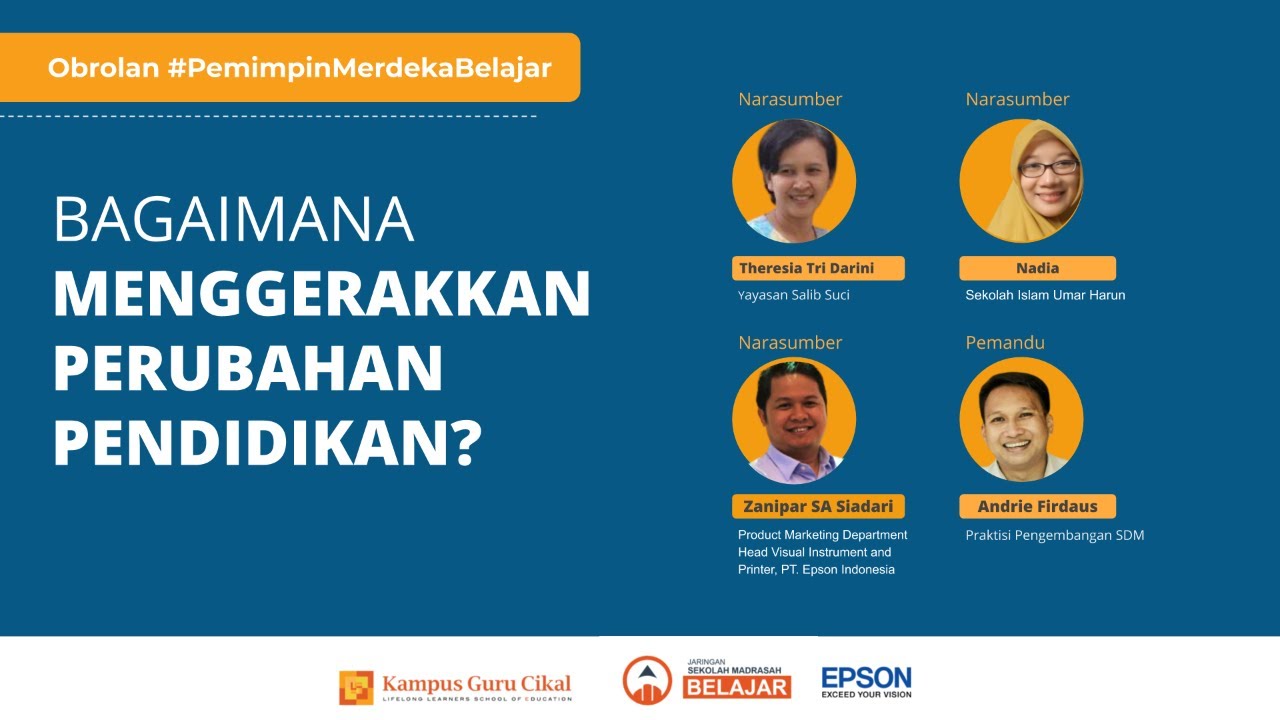 OPMB Live : Bagaimana Menggerakan Perubahan Pendidikan ? - YouTube