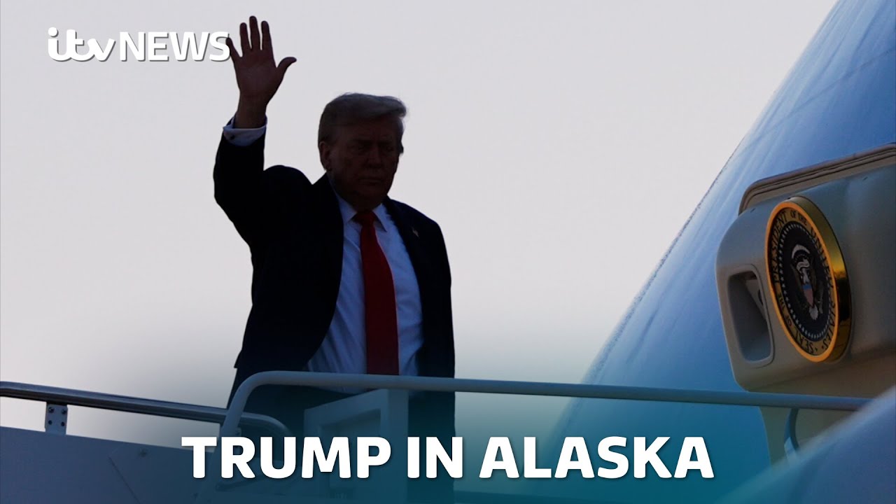 WATCH: Donald Trump arrives in Alaska for meeting with Vladimir Putin ...
