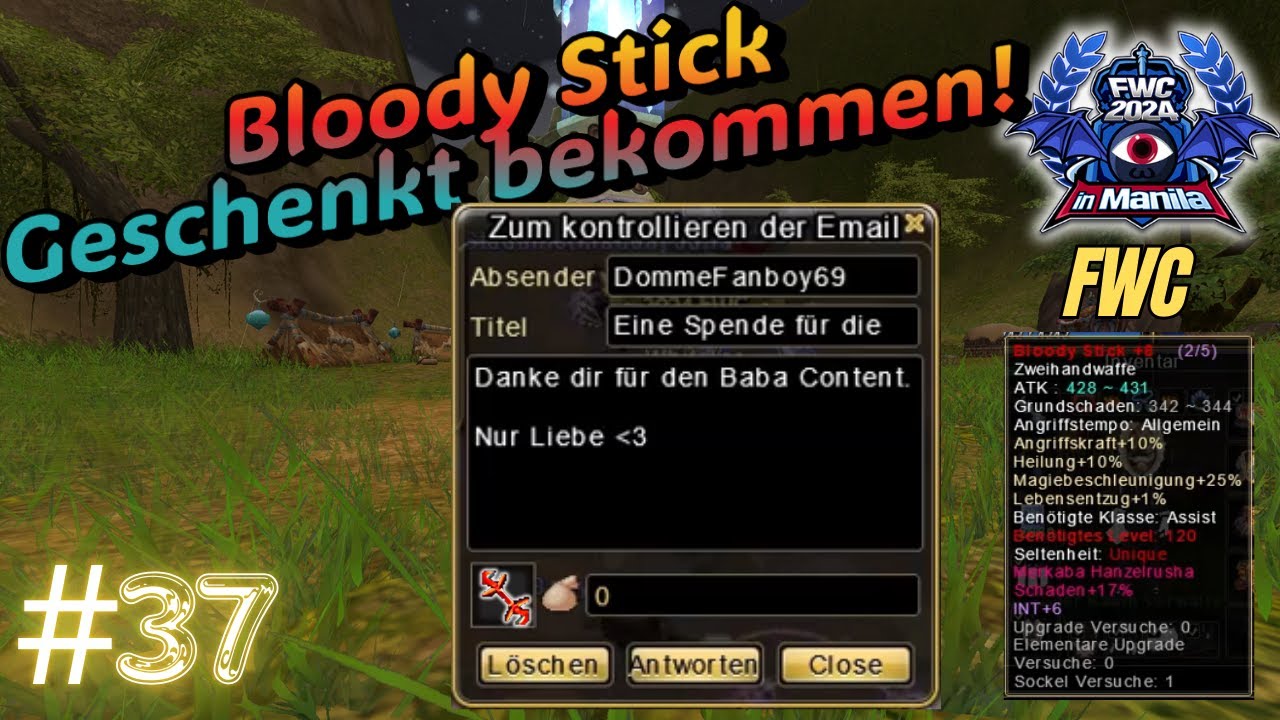 Flyff Universe - FWC #37 Bloody Stick Geschenkt bekommen + Upgraden # ...