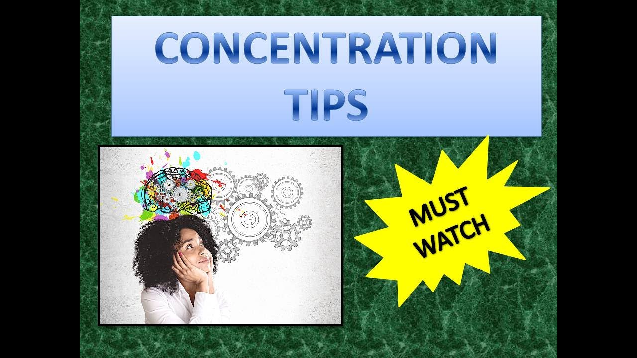 CONCENTRATION TIPS FOR STUDY - YouTube
