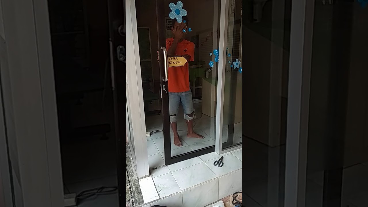 tutorial pintu aluminium sleding - YouTube