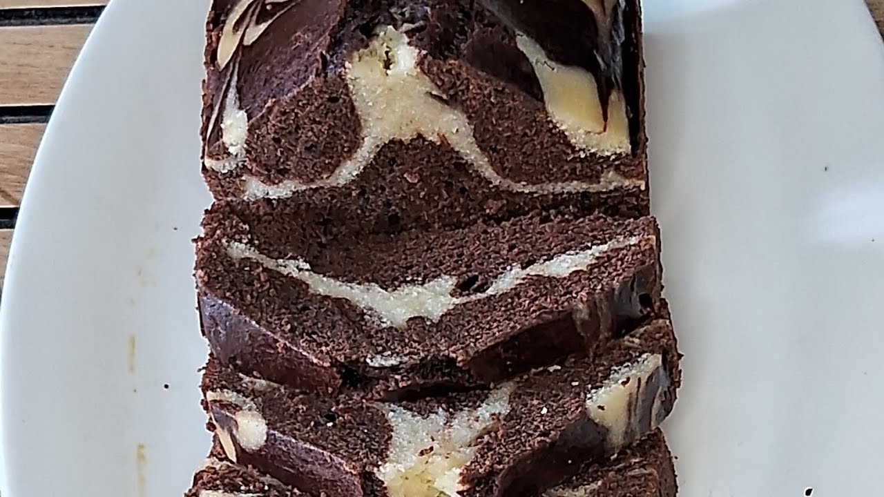 twin flavored mini marble cake 🥮 - YouTube