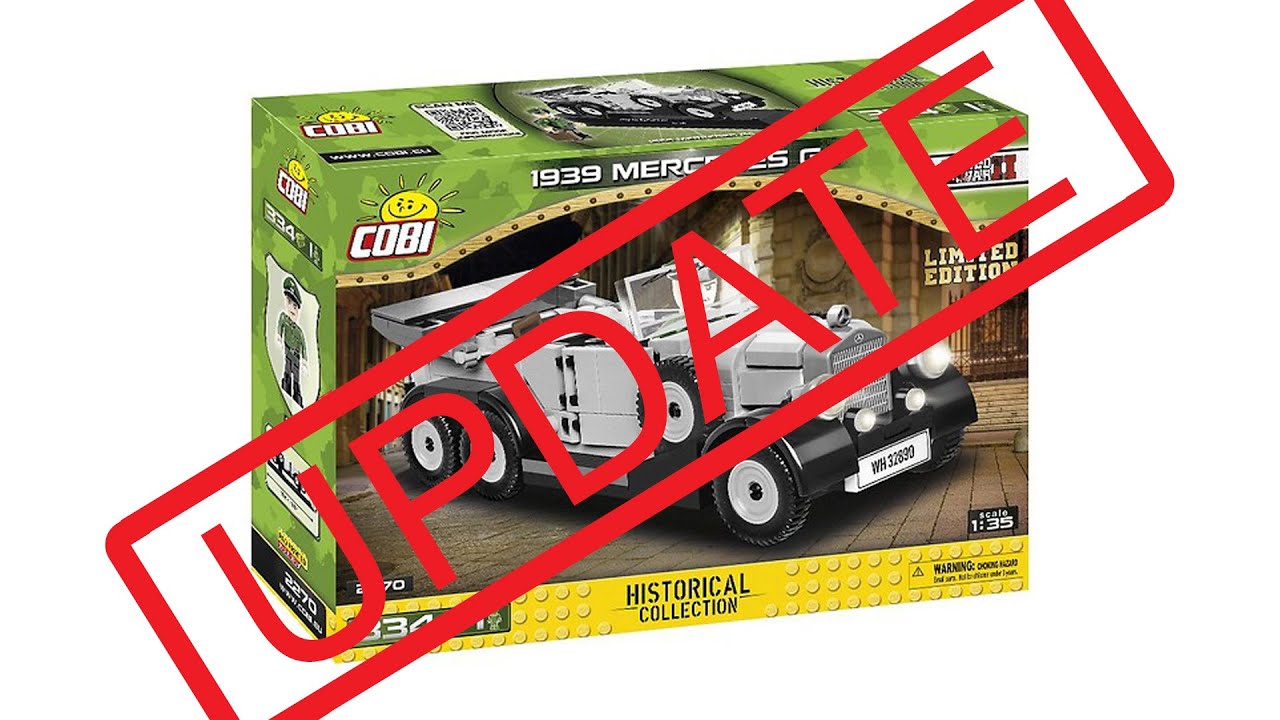 NEWS: UPDATE zum COBI Mercedes G4 & COBI Mercedes 770 (COBI Sets 2406 ...
