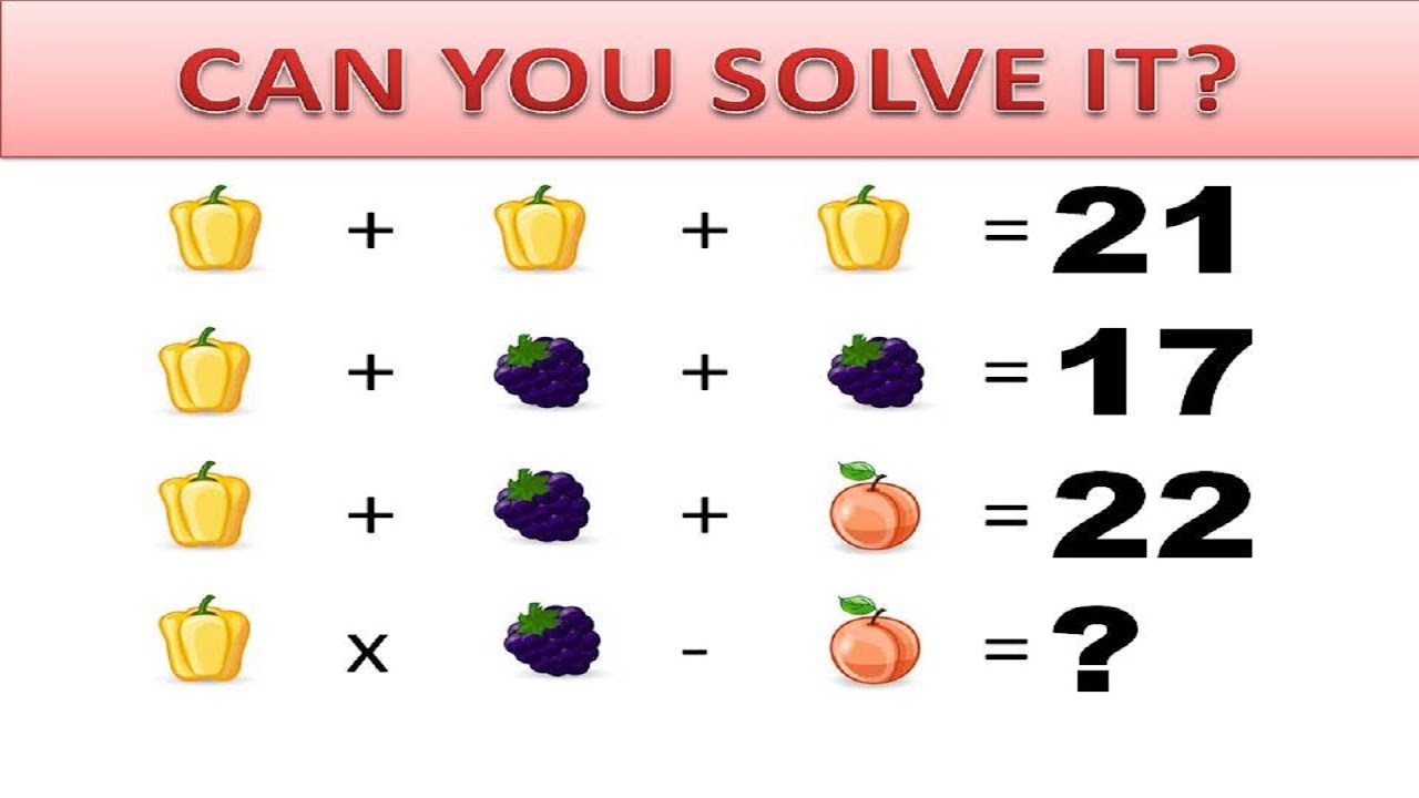 Easy Picture Calculation Puzzle Puzzle Master 004 YouTube easy-picture-calculation-puzzle-puzzle-master-004-youtube